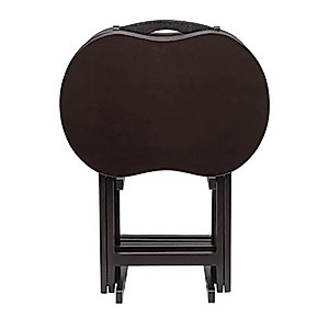 Winsome Skippy Snack Table, Dark Espresso