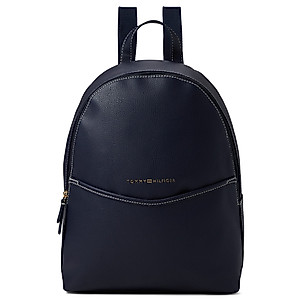 Tommy Hilfiger Ricky II Flap Backpack Embossed Tommy Neoprene Black One Size