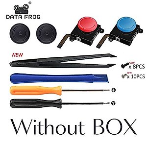 7 In 1 Replacement 3D Analog Joystick Thumb Stick For Nintend Switch Joy Con Controller Sensor Module For Nintend Switch Lite Silver