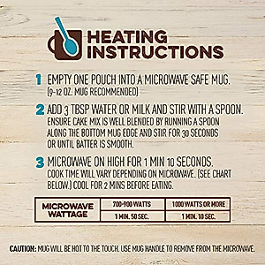 Udi's Gluten Free Blueberry Muffin Mug Cake Mix, 8.4 oz. 4 Count