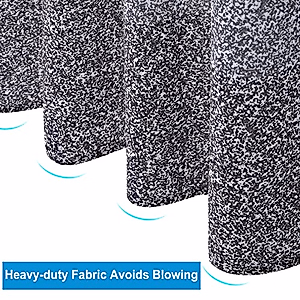 OLANLY Waffle Shower Curtain 72x72 Inches, Heavyweight Fabric, Machine Washable, Waterproof, Hotel Luxury Spa, Simple Modern Grey Shower Curtains for Bathroom, Guest Bath, Stalls and Tubs