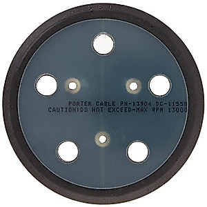 PORTER-CABLE Hook And Loop Pad for Model 333 Sander, 5-Inch (13904) Pack of 1 - (Packaging may vary)