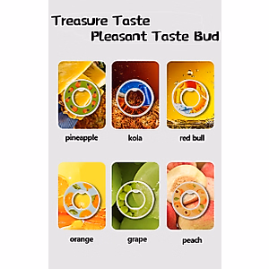 ZHSDHF Fruit Scent Air Water Bottle with 6 Radom Flavor Pods Upgrades Water Bottle Drinking Experience,Tritan,Sports Water Cup,BPA Free,Suitable for Outdoor Sports, Gifts From Friends, Birthday Gifts