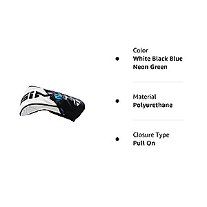TaylorMade New 2021 Golf Sim2 Driver Headcover Black/White/Blue/Lime Neon