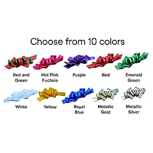 Big Red Car Bow Ribbon - 25" Wide, Fully Assembled Large Gift Decoration, Valentine's Day, Christmas, Large Gift Bow, Birthday, Anniversary, School Dance, Fundraiser