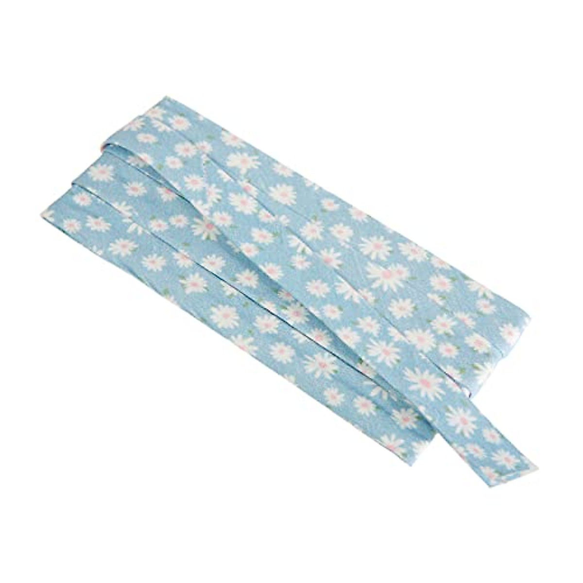 Wrights Extra Wide 1/2 Inch Double Fold Bias Tape for Quilting and Sewing, 27 Total Yards, White/Blue 9 Piece