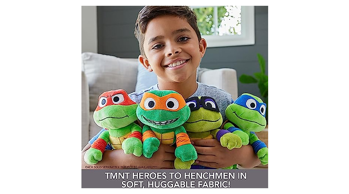 TMNT 8" Plush Donatello - Huggable Movie Toy