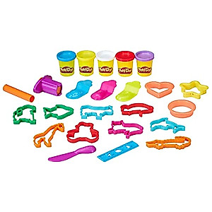 Play-Doh Fun Tub Playset, Great First Play-Doh Toy for Kids 3 Years and Up with Storage, 18 Tools, 5 Non-Toxic Colors (Amazon Exclusive)