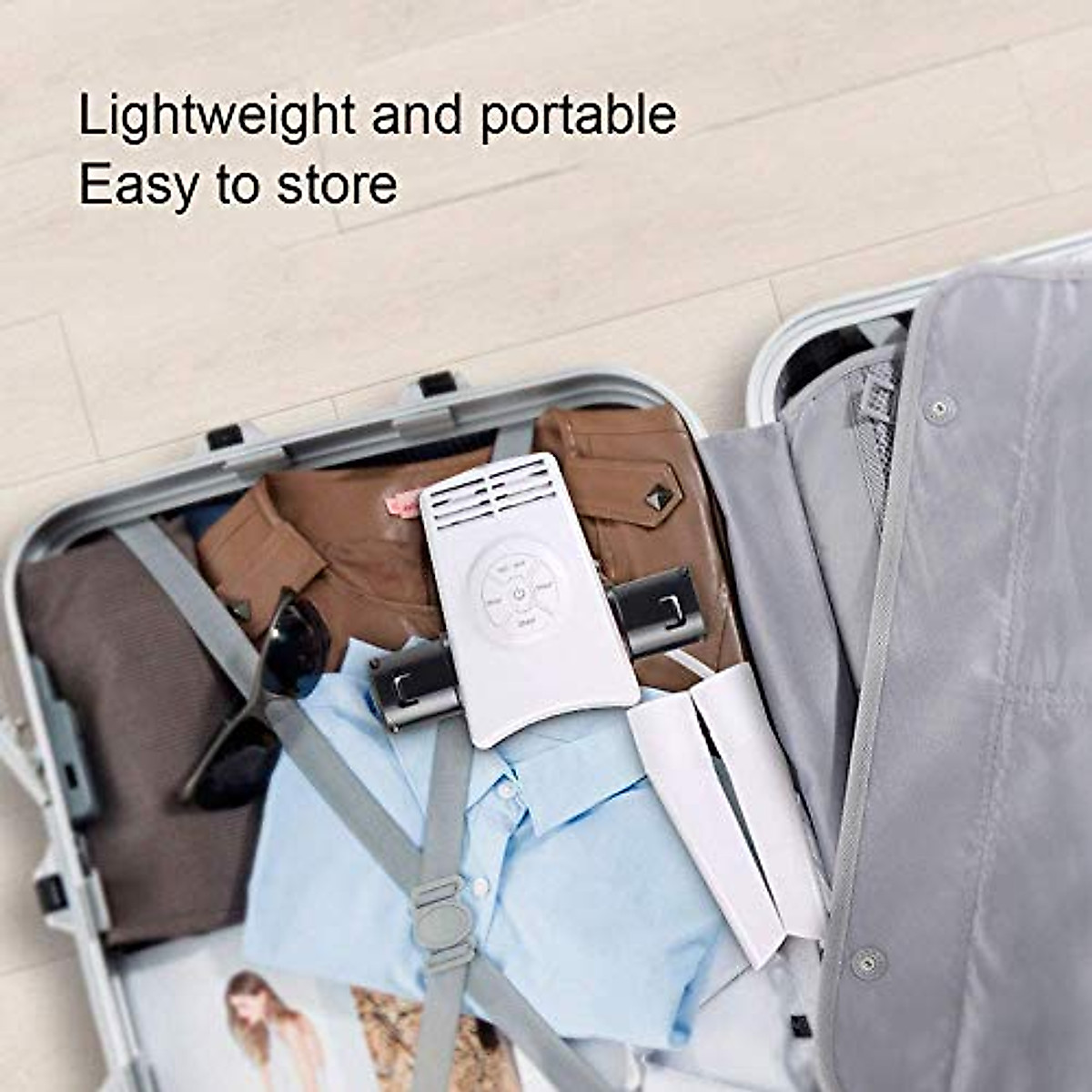 Qinlorgo Multi Air Outlet Clothes Dryer, Hot And Cold Dual Mode Foldable Clothes Dryer Lightweight And Portable Laundry Shoes Hanger For Home(US 110‑240V)