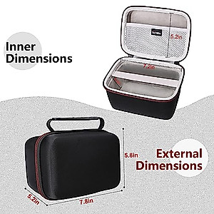 LTGEM EVA Hard Case for Infant Optics DXR-8 PRO & HelloBaby Baby Monitor - Travel Protective Carrying Storage Bag