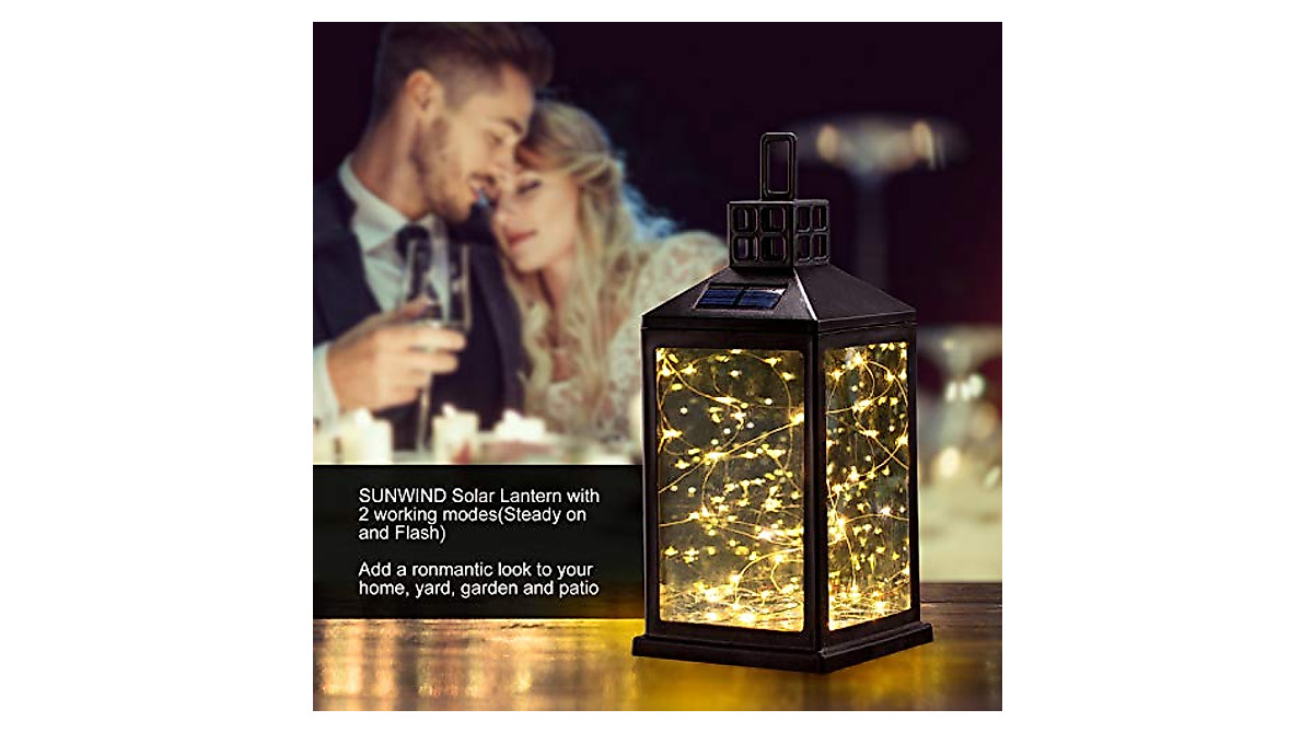 SUNWIND Solar Lantern Lights - Waterproof & Elegant