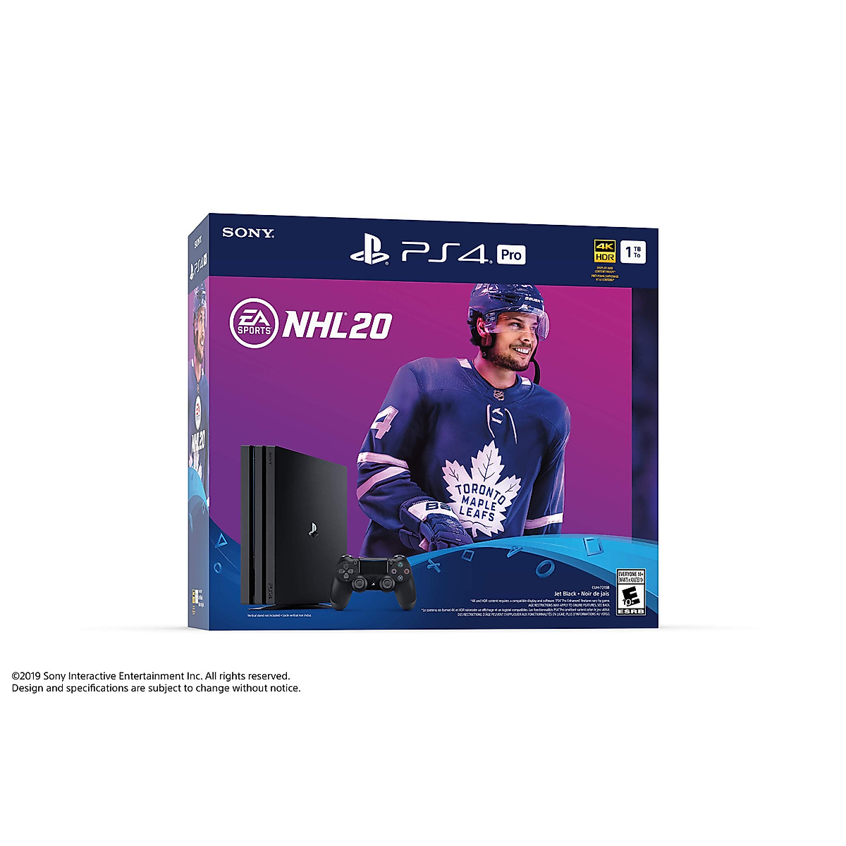 Sony PlayStation 4 1TB Pro Console - NHL 20 Bundle Edition - PlayStation 4 (Renewed)