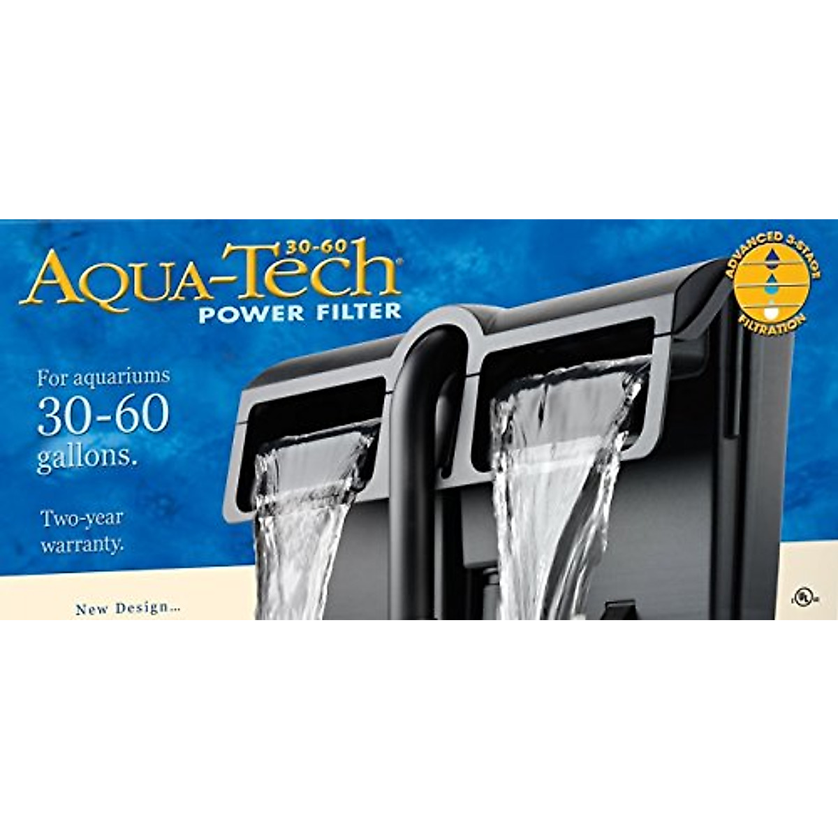 AQUA-TECH Power Aquarium Filter, 30 to 60-Gallon Aquariums, (ML90740-00)