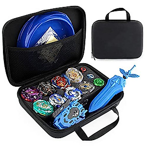 PWTAO Bey Battling Top Burst Blade Gyro Toy Battle Set 8 Spinning Top Burst Gyros 2 Launchers Combat Battling Game with Portable Storage Box Gift for Kids Children Boys Ages 6+