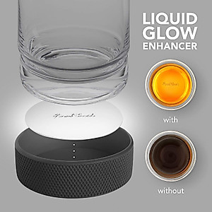 Final Touch Breakaway Whiskey/Cocktail Hockey Puck Tumbler Sports Glasses with Square Ice Mould - - 12oz (350ml) (FTA6635)