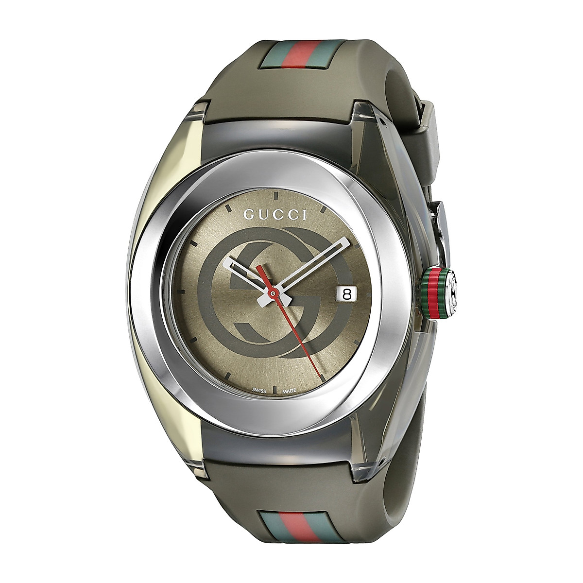 Gucci SYNC XXL Khaki Watch(Model:YA137106)