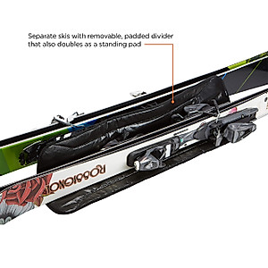 Thule Roundtrip Ski Roller Bag, Dark Slate , 192cm