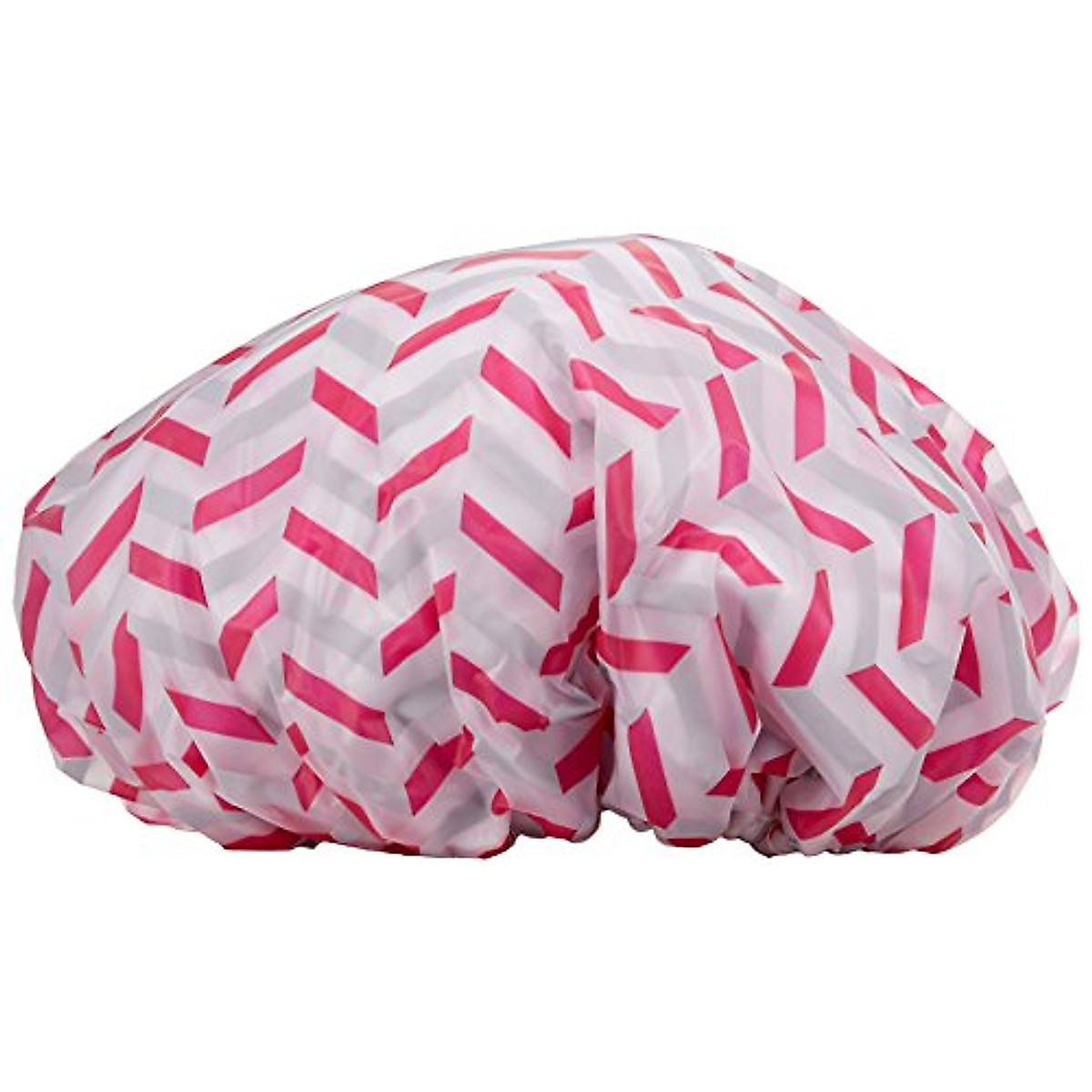 blowpro Waterproof Shower Cap – Anti Humidity, Mold Resistant & Breathable – Terry Cotton Lined Bath Hat Turban – Elastic Band, Adjustable – One Size - Color And Pattern May Vary
