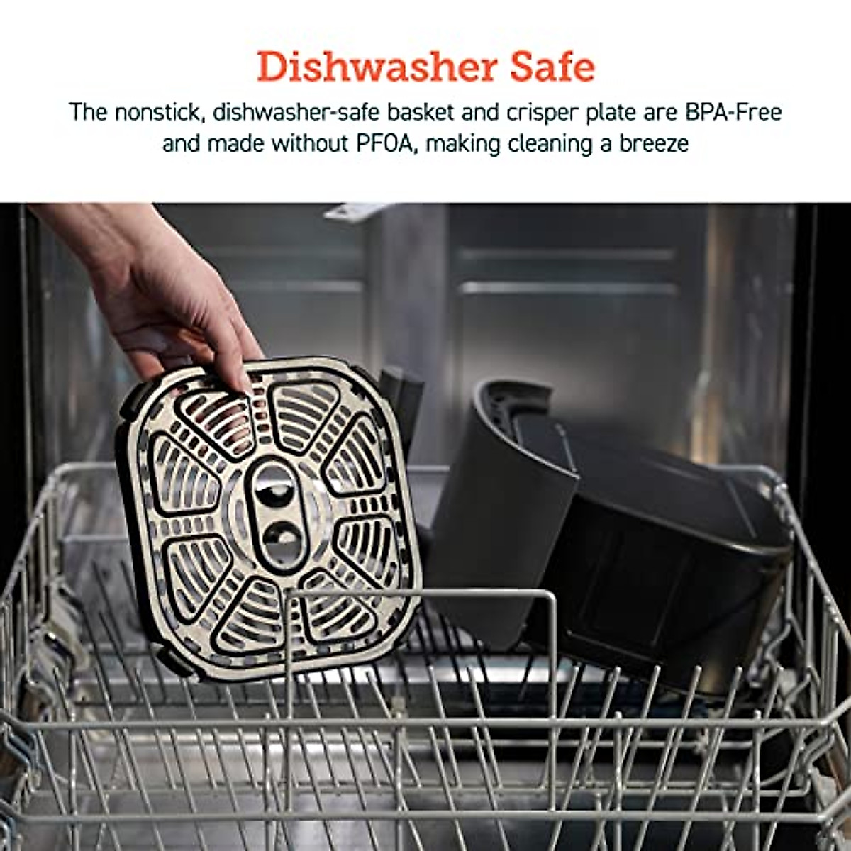 COSORI Air Fryer 4 Qt, 7 Cooking Functions Airfryer, 150+ Recipes on Free App, 97% less fat Freidora de Aire, Dishwasher-safe, Designed for 1-3 People, Lite 4.0-Quart, Smart, Truffle Gray