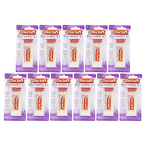 The Doctor's BrushPicks Interdental Toothpicks, 120 count. (Pack of 11)