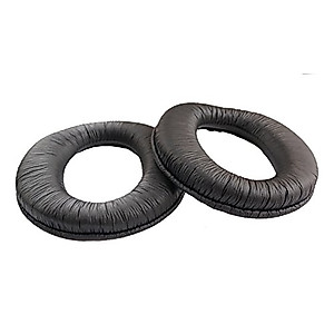 1 Pair Earpads Repair Parts for Koss UR20 UR-20 SB40 UR-30 UR30 Headphones (Leather) (Black)