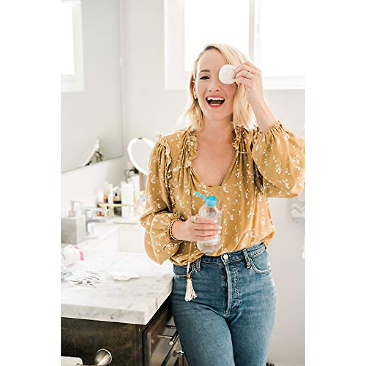 Swisspers Premium Cotton Rounds, Hypoallergenic, 80 Count, Pack of 6 (480 Rounds Total)