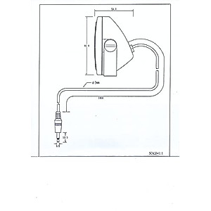 Anteenna TW-10-Straight Type CB EXTENAL Speaker for Mobile Transceiver (Ham Radio/CB Radio) with Swivel Bracket 5W 1.8M Cable with 3.5mm Mono Straight Type Plug
