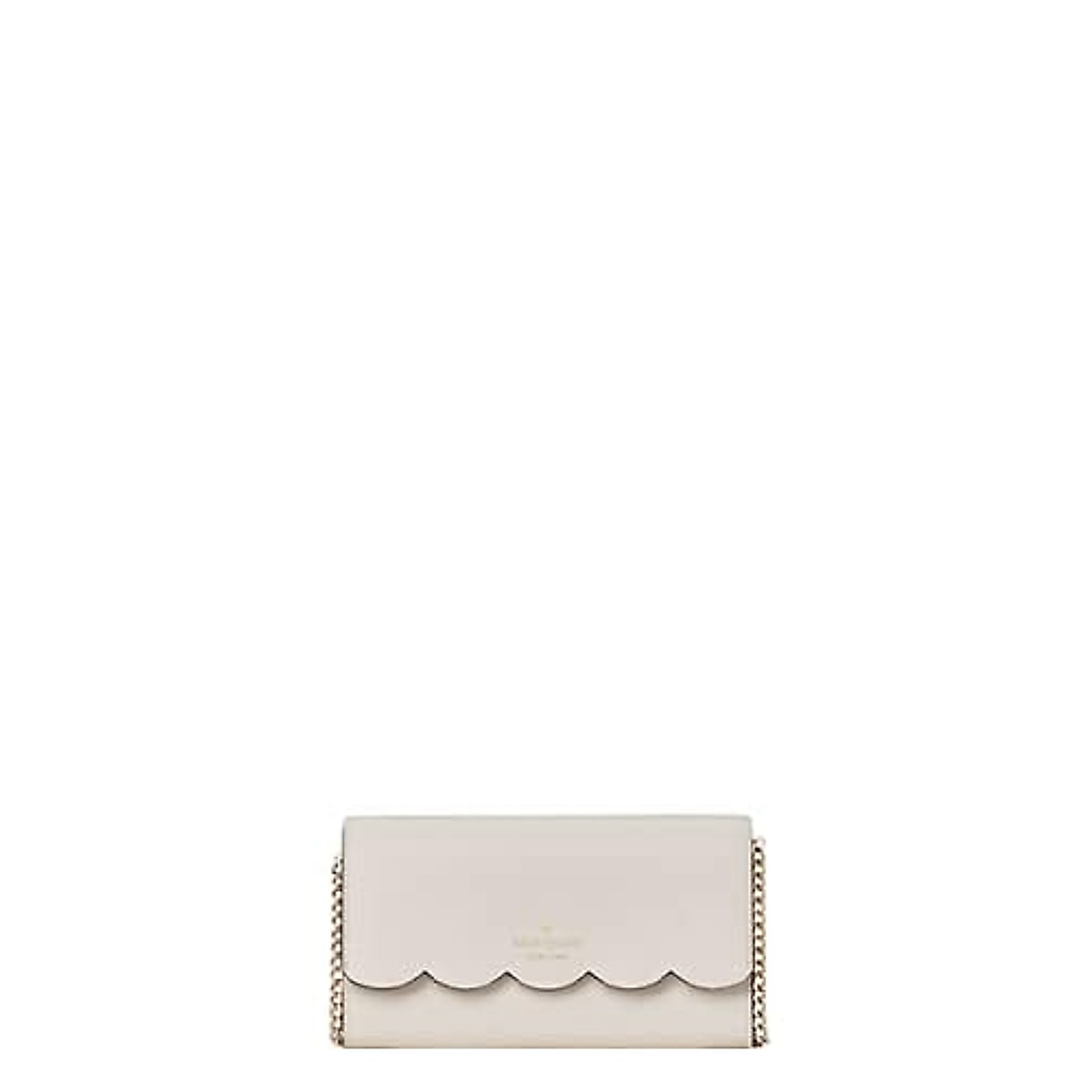Kate Spade New York Gemma Wallet on a Chain Shoulder Bag (Parchment)