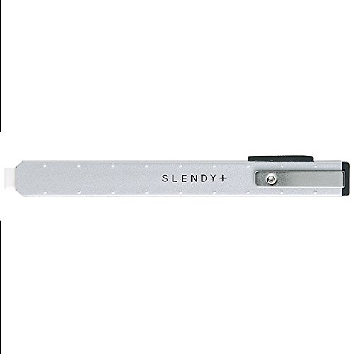 SEED Thin Steel Holder Eraser Slendy+, Silver (EH-S-S) (Japan Import)