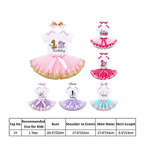 IDOPIP Elephant 1st Birthday Outfit for Baby Girl Elephant Romper + Ruffle Tulle Tutu Skirt + Headband 3PCS Clothes Set for Elephant Theme Jungle Zoo Birthday Cake Smash Photo Shoot Pink 1 Year