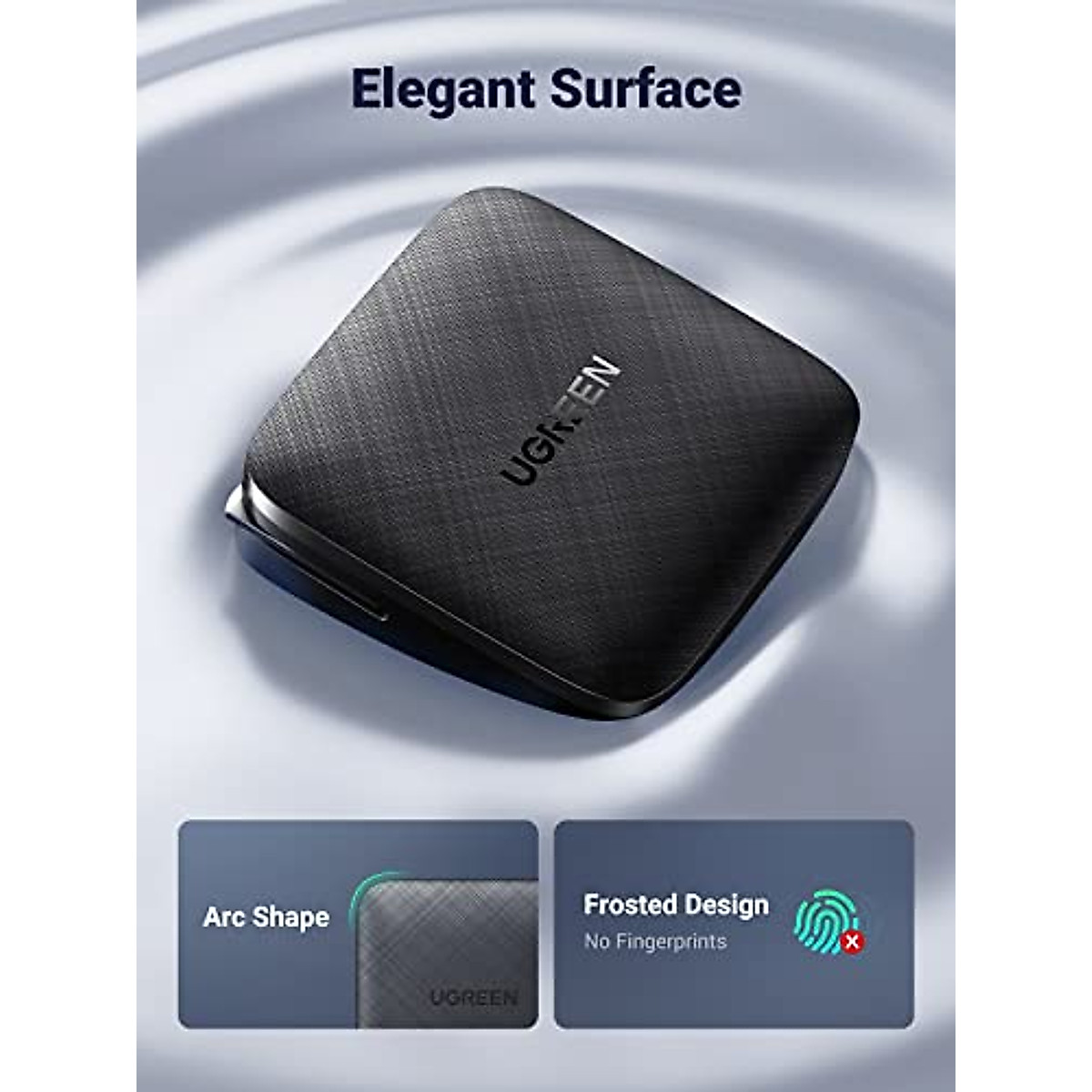 UGREEN 66w USB C Charger, 2 Ports Foldable Wall Charger, PD 65W Charger Power Adapter Compatible with MacBook, Dell/HP Laptops, iPad, iPhone 14, Galaxy S22/S21, Steam Deck, and More