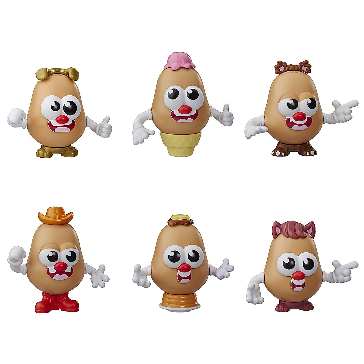 Potato Head Mr Tots Collectible Figures; Mini Collectible Toys for Kids Ages 3 & Up; Mr. Characters