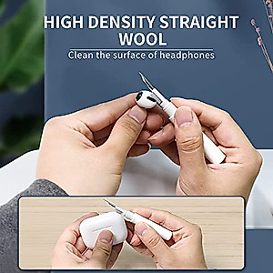 Airpod Cleaner Kit,Earbuds Cleaning Pen for Airpods Pro 1 2 Generation Earphones Case Headphone Multi-Function Pen Brushes Putty Tool for Phone Speaker Compatible iPhone Charging Lightning Port Hole