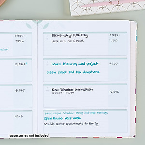 Erin Condren 8" x 10" 12 Month Soft Bound Life Planner - Mid Century Circles Cover + Mid Century Circles Interior Pages. Undated Horizontal Weekly and Monthly Agenda