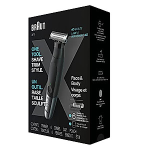 Braun Series XT5 – Beard Trimmer, Shaver, Electric Razor for Men, Manscaping Kit, Durable Blade, Travel Pouch, XT5200