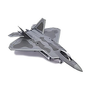 NUOTIE Classic USA F22 Raptor Fighter Attack Pre-Build Model 1:72 Aircraft Alloy Diecast Airplane Military Display Model Aircraft for Collection or Gift (AK 093)