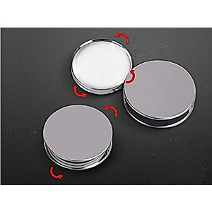 Mini Magnifying Glass 20X Folding Pocket Magnifier with Metal Protective Case Foldable Reading Magnifying Glass Portable Pocket Magnifying Glass for Reading, Inspection, Jewelry, Coins, Hobby, Travel