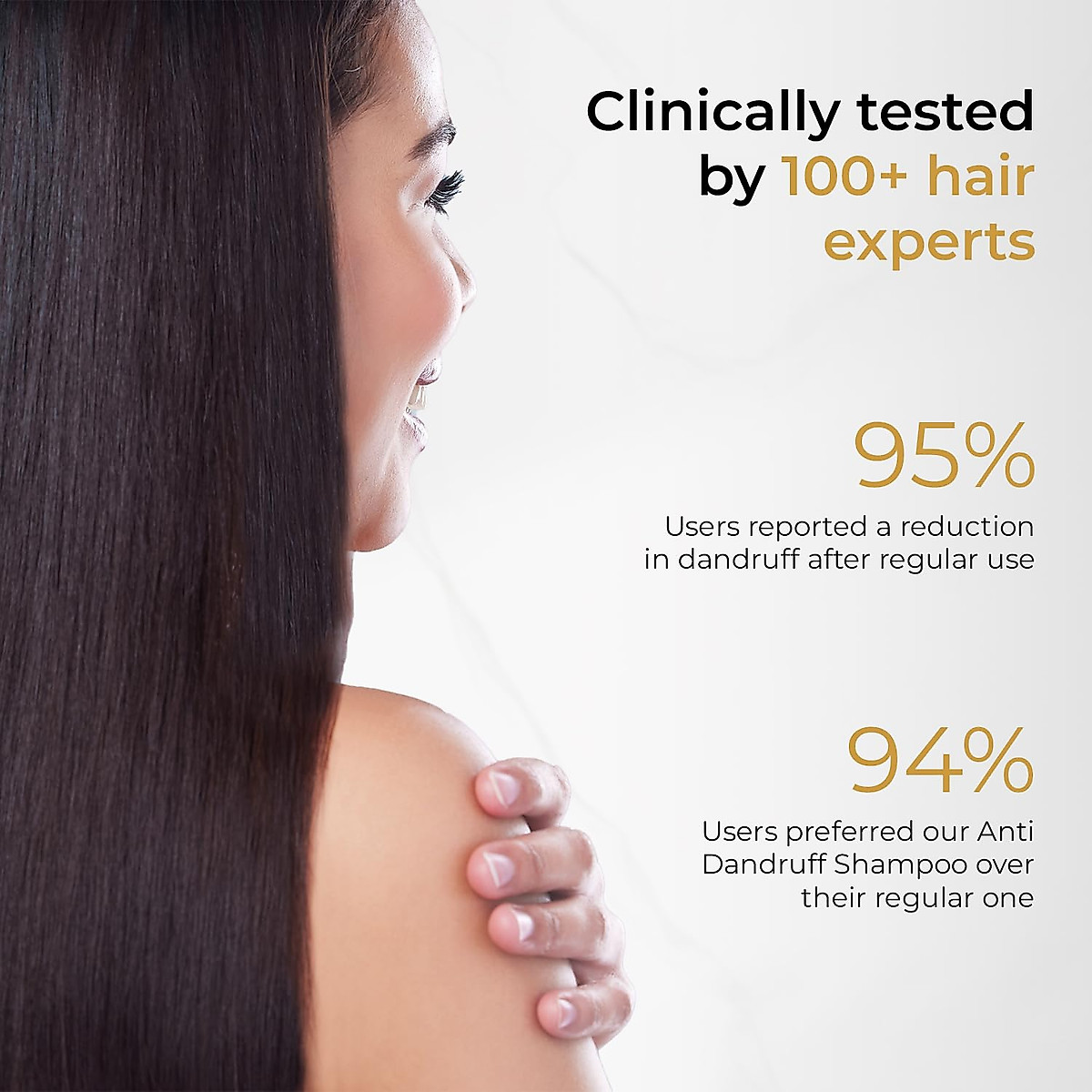 Anti Dandruff Shampoo - Sulfate-Free, Dry Scalp Soothing, Itchy Scalp Relief, Tea Tree Oil & Apple Cider Vinegar, Paraben Free Shampoo - Best Shampoo for Dandruff, Flakes, Itching & Scalp Care