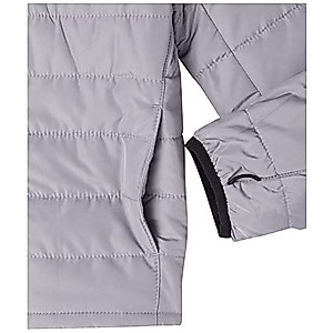 Under Armour boys Westward 3-in-1 Jacket, Removable Hood & Liner, Windproof Water Repellant 3 in 1 Jacket, Black Gray Block, Small US