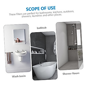 DOITOOL 4 pcs Up Drain Replacement for Bathroom Kitchen Sink Push Spring Mechanism Bolt Waste Stopper Strainer for Control