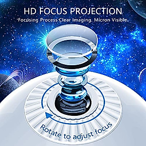 KISTRA Galaxy Projector Star Projector Planetarium Projector Night Light 7 in 1 Projection, Galaxy ambiance Projector, Start School Children Kids Gifts, Party,Star Light Projector Indoor