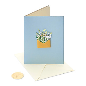Papyrus Blank Card (With Love Flowers)