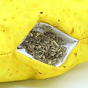 Doggijuana | Refillable Catnip Dog Toy | Naturally Calming | Catnip Grown in The USA (Taco)