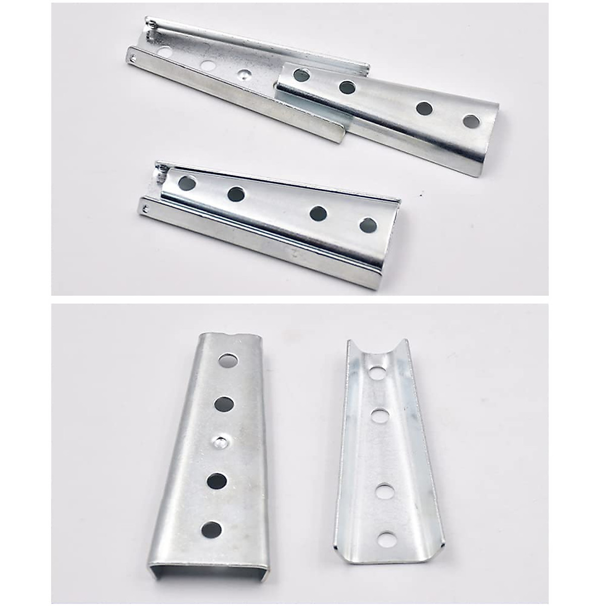 DBTHTSK Sofa Latch,Bed Replacement Parts,Heavy Duty Interlocking Tapered Hardware Accessories Furniture Connector for Sofa, Bed (2 Pairs)