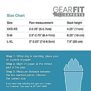 Kurgo Blaze Dog Socks - Stretch Socks for Dog Shoes - Makes Putting On Dog Shoes Easier - Pet Socks for Outdoors - Heel Tab, Fast Drying Fabric, Secure Fit - Small