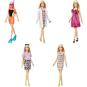 Barbie Dream Closet with Blonde Doll & 25+ Pieces, Toy Closet Expands to 2+ ft Wide & Features 10+ Storage Areas, Full-Length Mirror, Customizable Desk Space and Rotating Clothes Rack