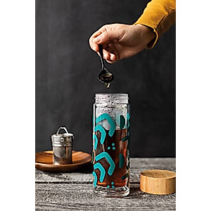 Danica Studio Echo Sustain Double Walled Glass Tea Infuser Boittle 12 oz
