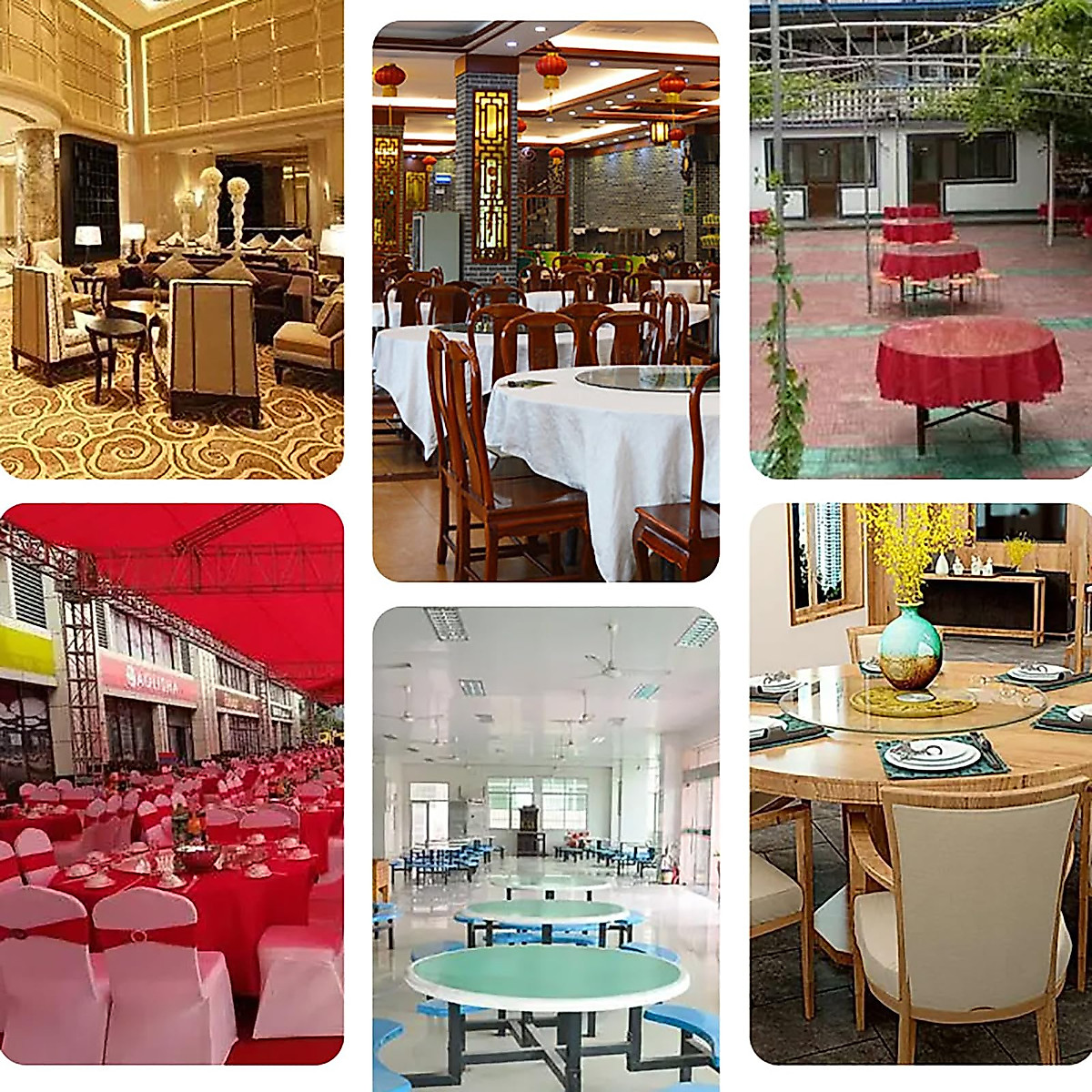 LWQFHI Glass Lazy Susan Turntable Large Round Table Top Lazy Susan Turntable Tempered Glass Family Dinners Round Lazy Susan Rotating Lazy Susan for Kitchen Dining Table 50cm A