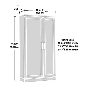 Sauder HomePlus Collection Storage Cabinet, Dakota Oak finish