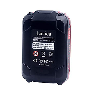 Lasica 2-Pack 20V Tool Battery 3.0 Ah Replacement for Craftsman V20 Battery CMCB202-2 CMCB201 CMCB204-2 Compatible with Craftsman V20 Max Cordless Power Tools CMCS714M1 CMCV002B CMCW220B CMCS600B